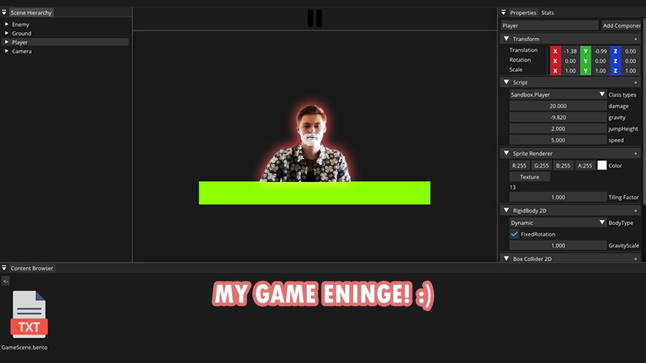 Introducing My Game Engine Devlog Youtube