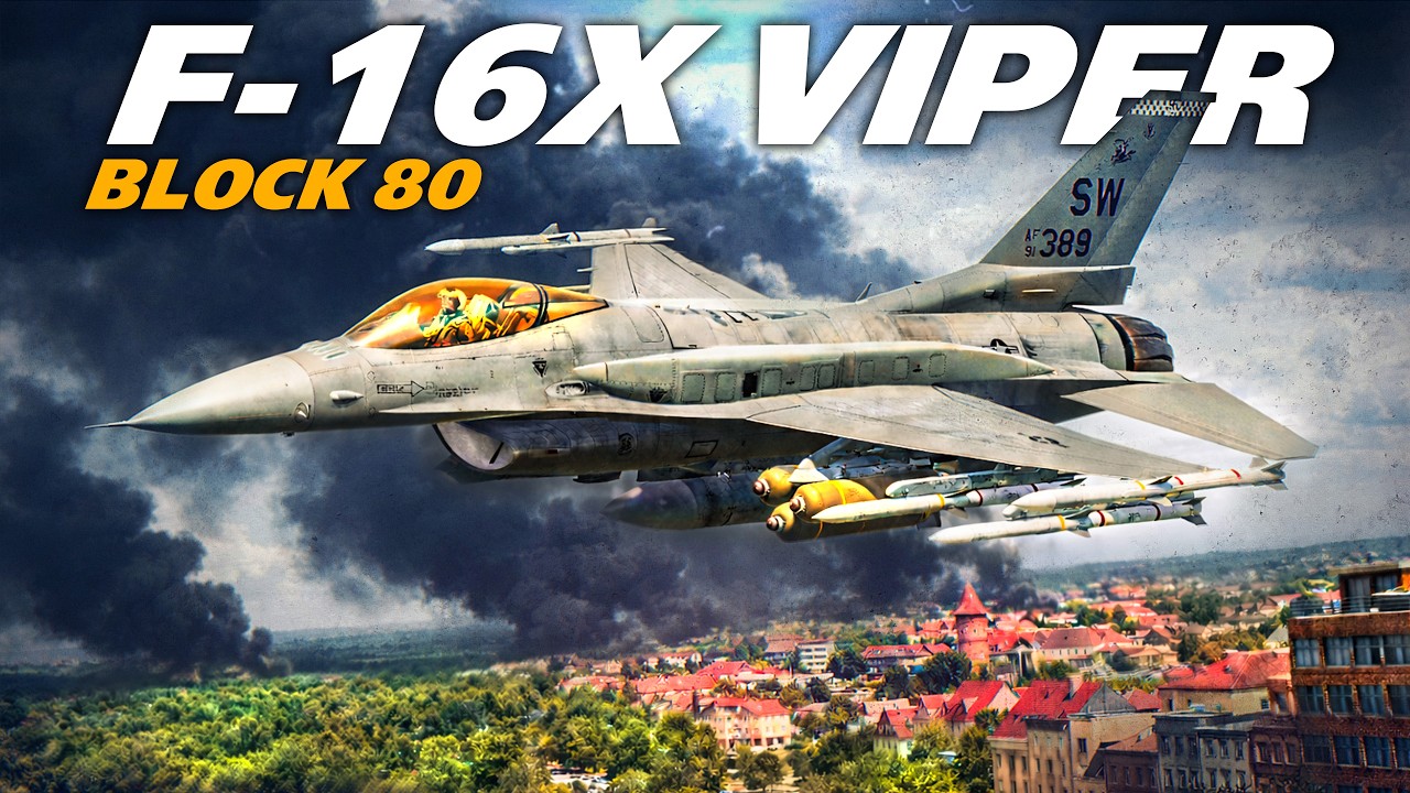 Modernized Viper F-16X Block 80 | Cold War Germany | Soviet Armor ...