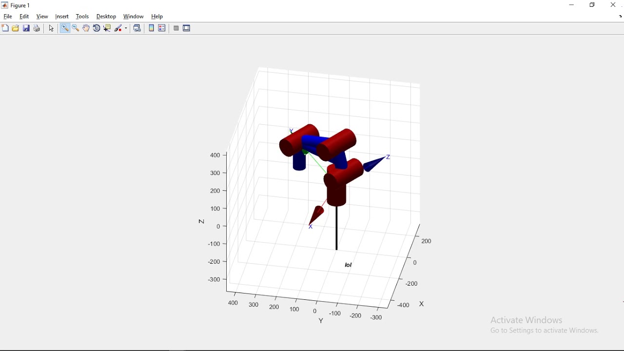 inverse kinematics 4R manipulator (Robot بس مرهق شويه) - YouTube