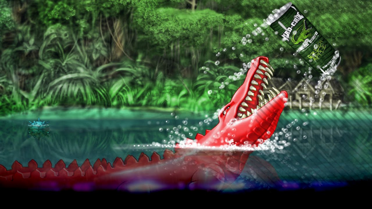 [Mad Croc] Energy drinkende krokodil (Special) - YouTube