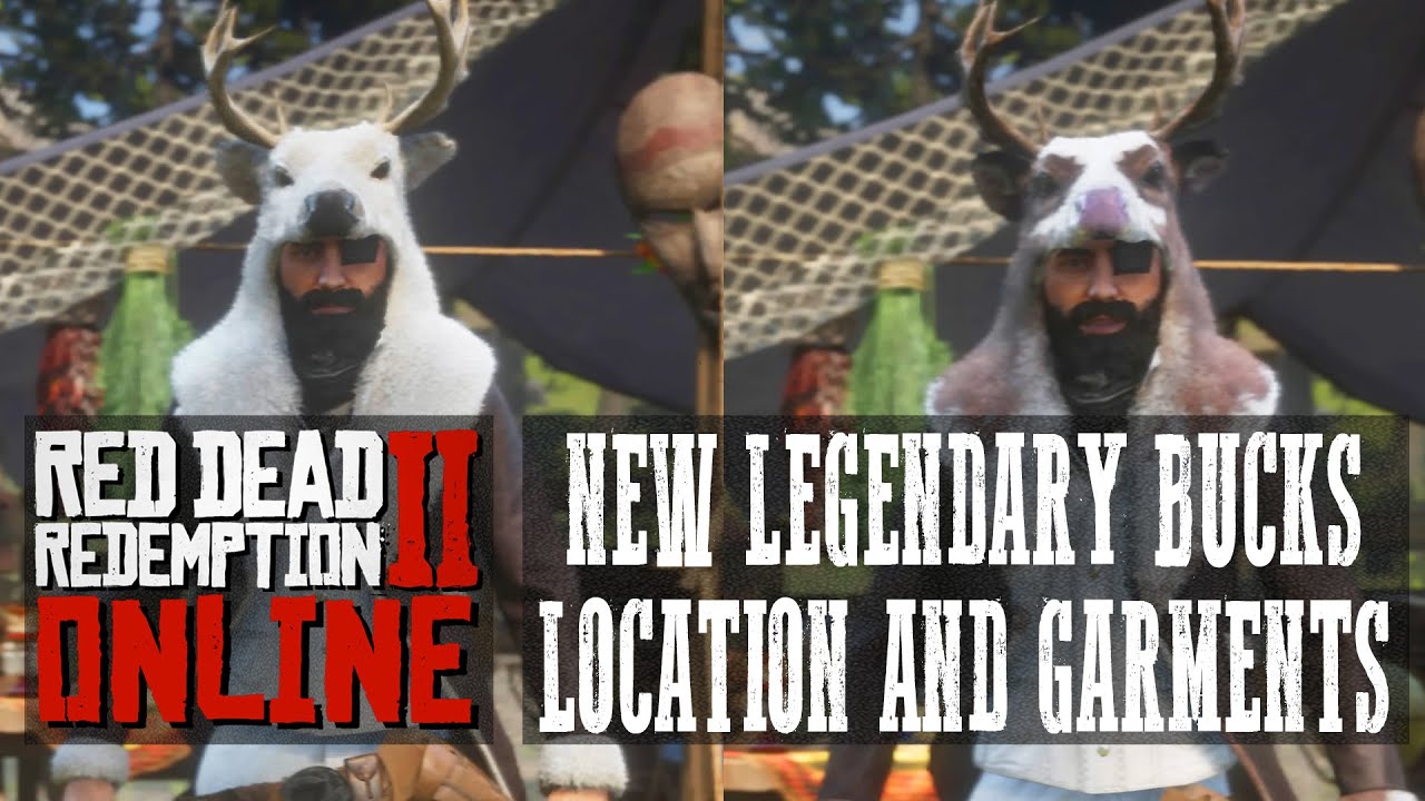 RED DEAD ONLINE - LEGENDARY BUCKS - MUD RUNNER AND SNOW BUCK LOCATION ...