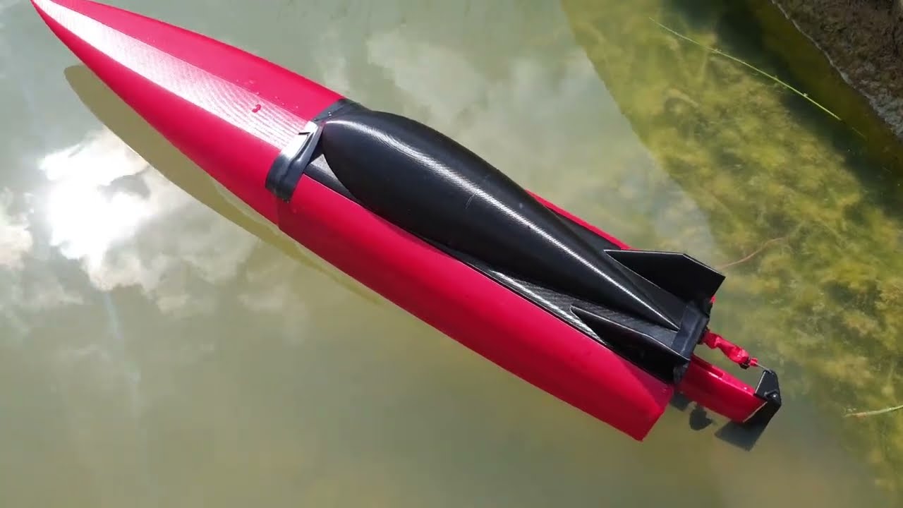 3D printed RC boat - YouTube