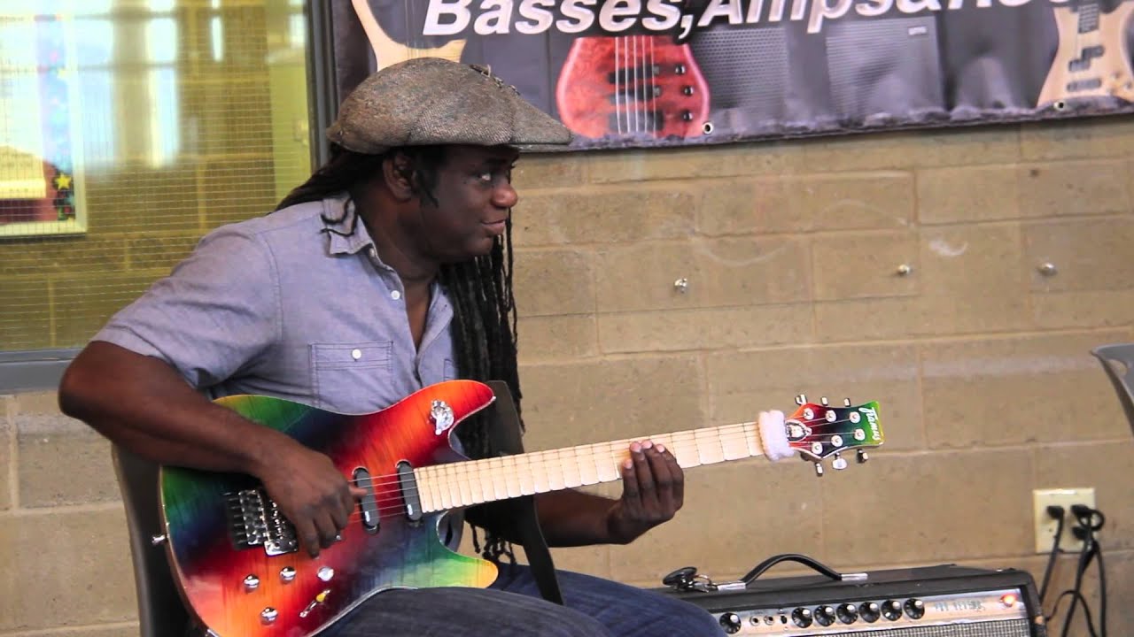 Cameron Morgan Guitar Clinic at ROCK CAMP with guest Regi Wooten - YouTube