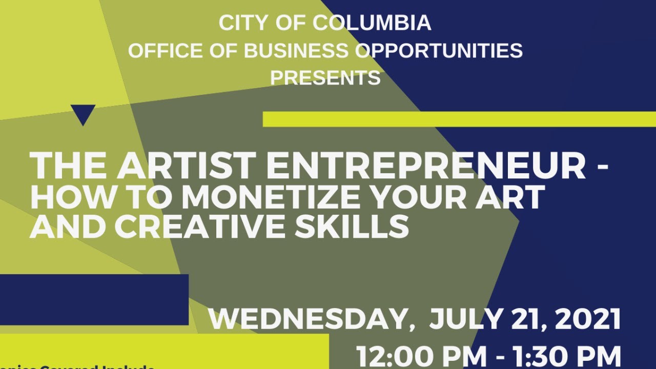 The Artist Entrepreneur - How to Monetize Your Art and Creative Skills ...