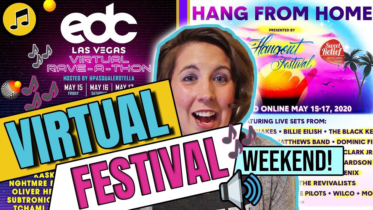 EDC Virtual Rave A Thon and Hangout At Home Fest Line Ups! - YouTube
