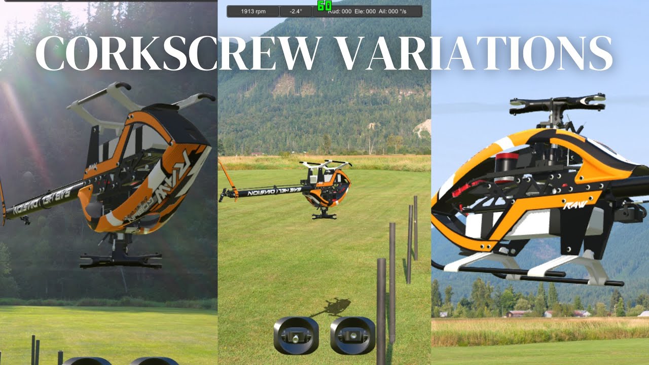 Corkscrew Variations. RC Helicopter Tips & Tricks! - YouTube