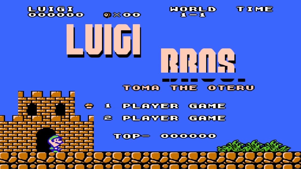 Luigi Bros Toma The Oteru (NES) - Retro Walkthrough 4K - YouTube