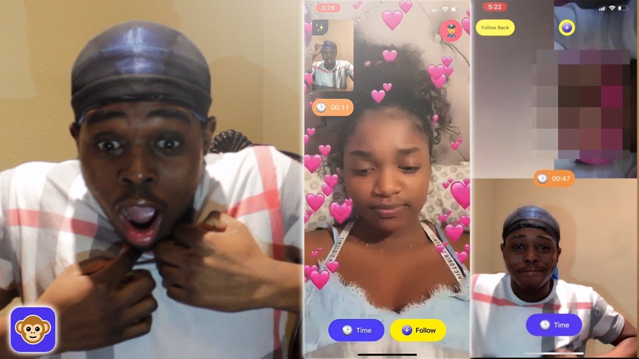 Trolling on Monkey app pt.2 *Gone Freaky*😏💦 (my last time on Monkey App ...