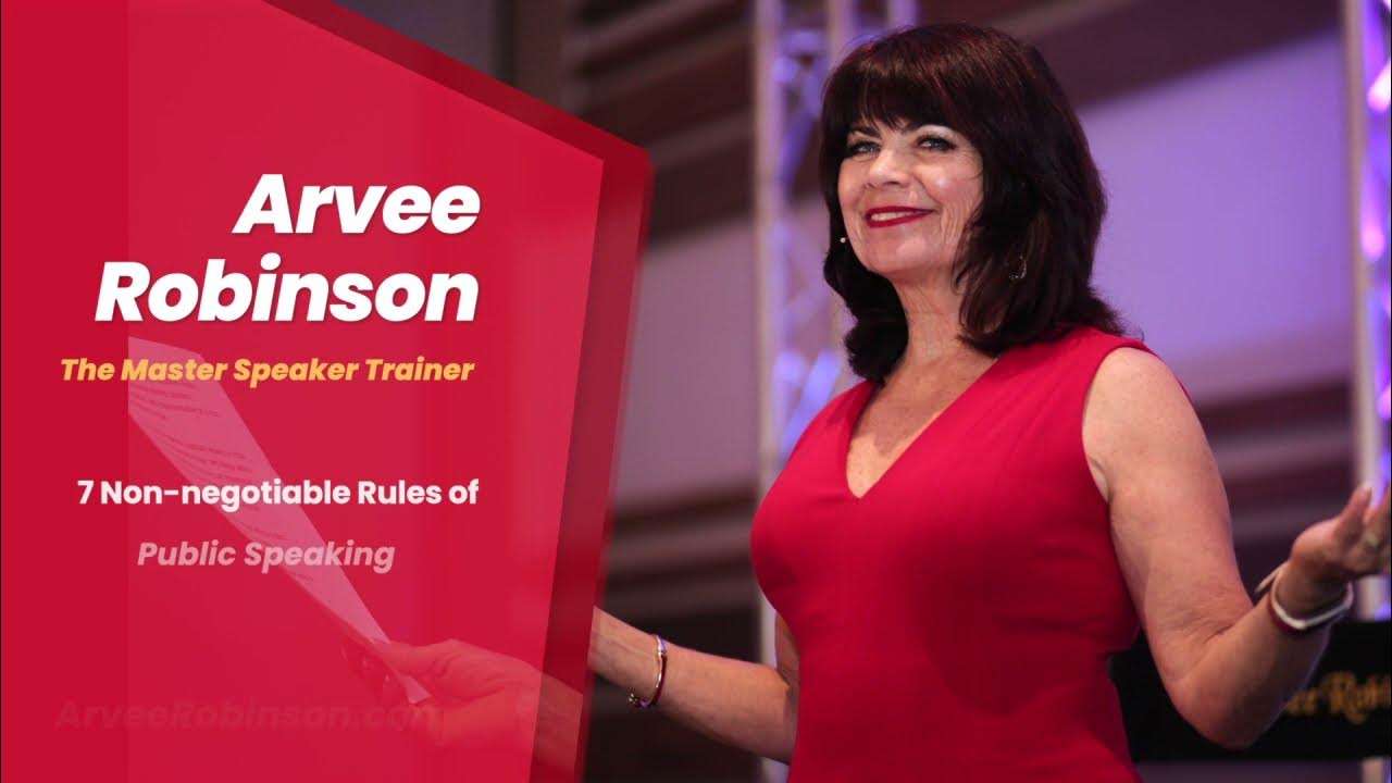 Public Speaking Tip: The 7 Non-Negotiable Rules of Public Speaking ...