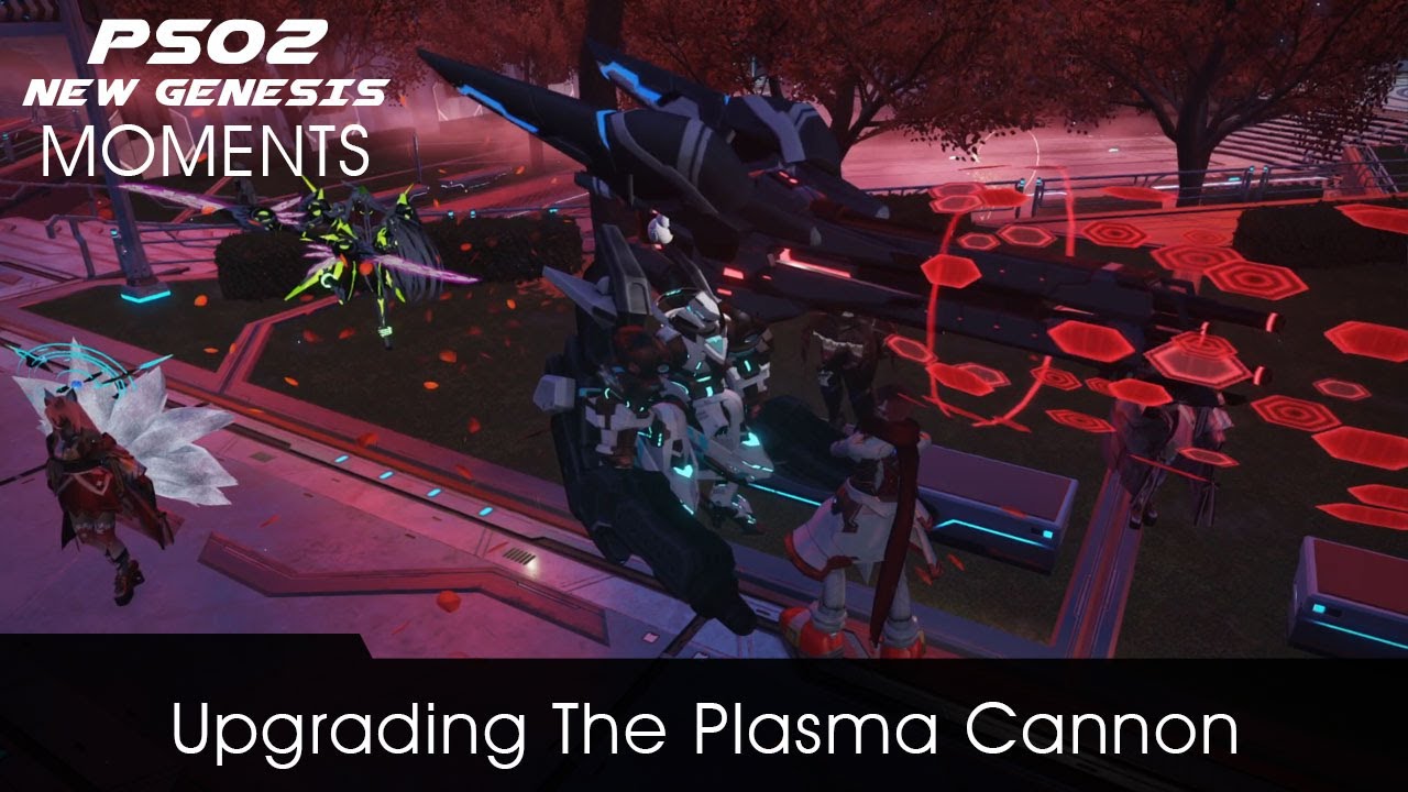 PSO2-NGS: Moment 006 - Upgrading the Plasma Cannon (37 sec) - YouTube