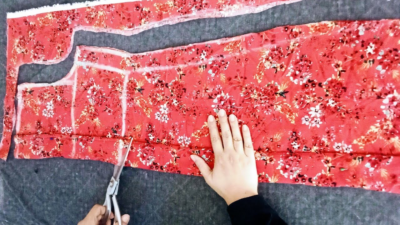 DIY Easy Dress Cutting and Stitching | Summer Dress Cutting and ...