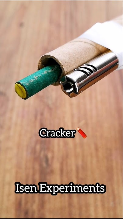 DIY Cracker Toy Shotgun Trick #experiment #firecrackers #fireworks #crackers #lifehack - YouTube