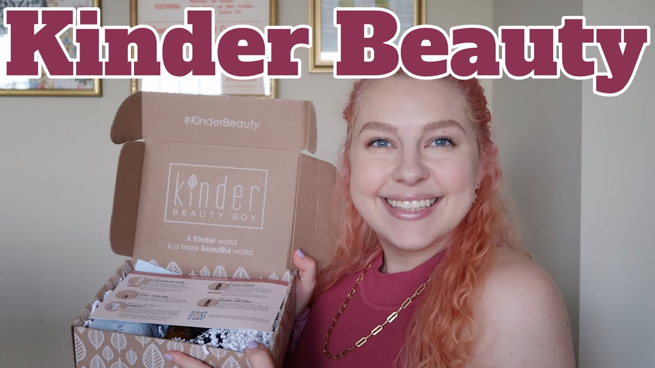 April 2022 Kinder Beauty Box | Vegan Beauty Subscription Unboxing - YouTube