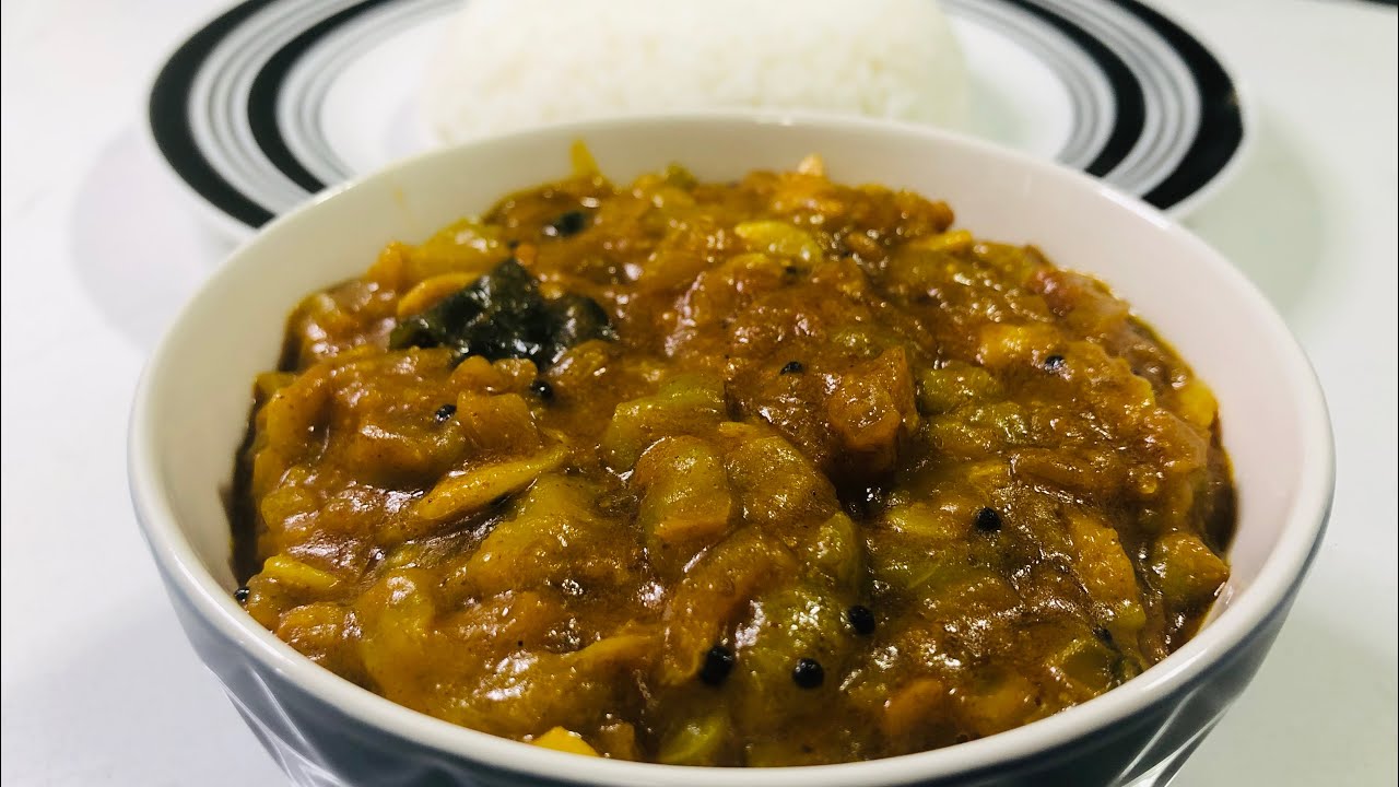 Ridge gourds/peerkangai poriyal recipe - YouTube