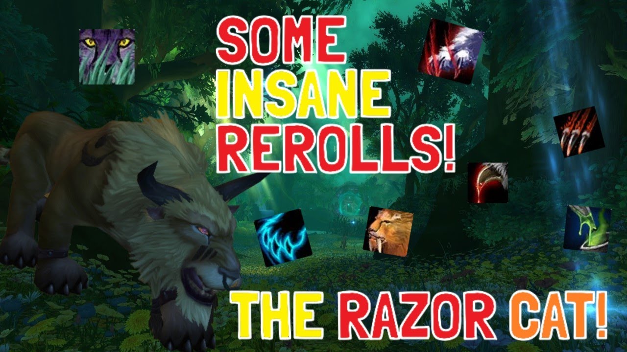 SOME INSANE REROLLS!: THE RAZOR CAT! (Project Ascension: League 2 ...