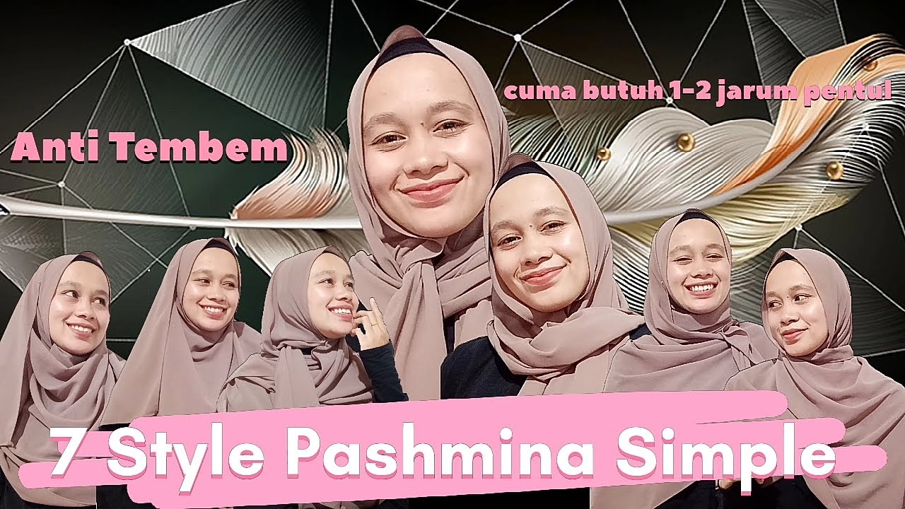 Tutorial Pashmina simple kekinian - YouTube