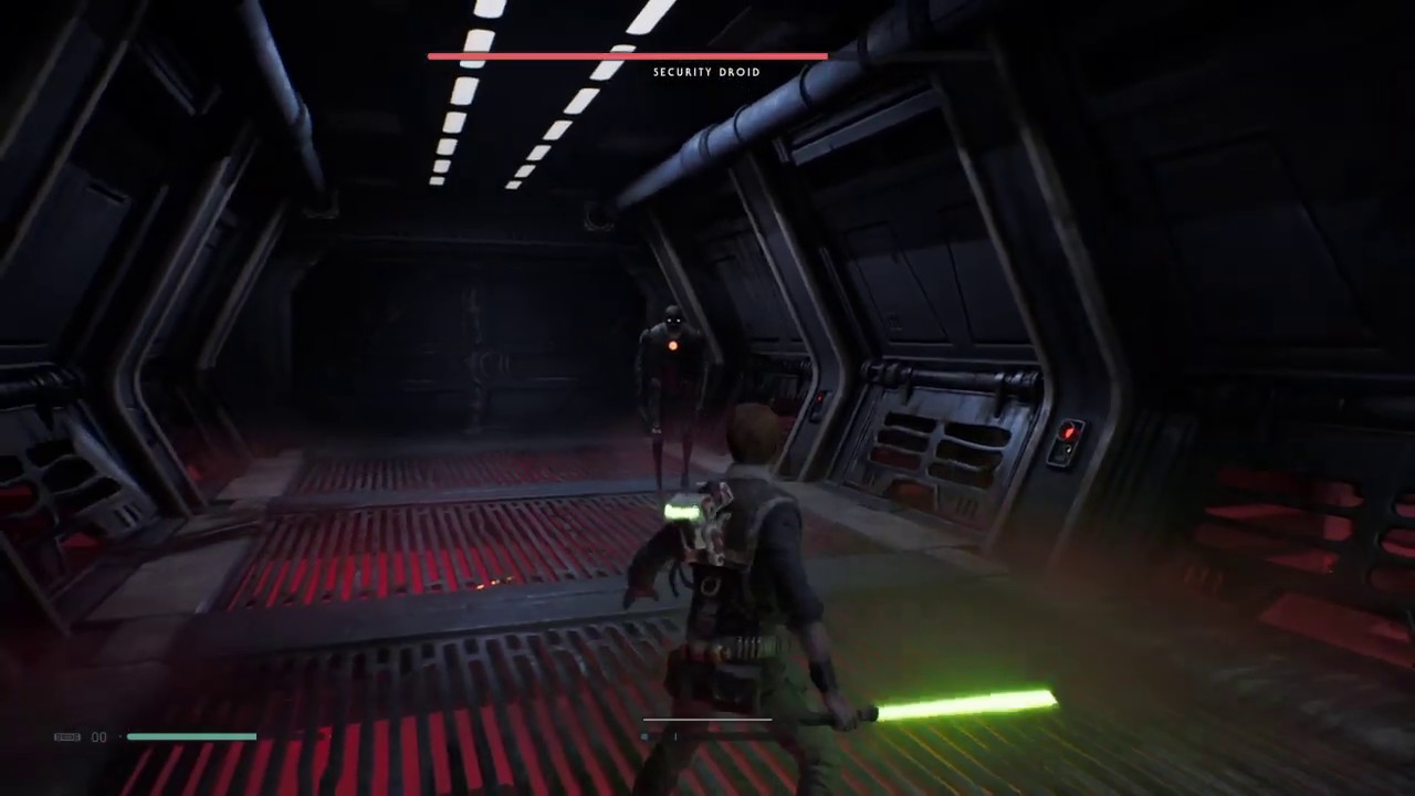 STAR WARS Jedi: Fallen Order™ - Security Droid Boss Fight - YouTube
