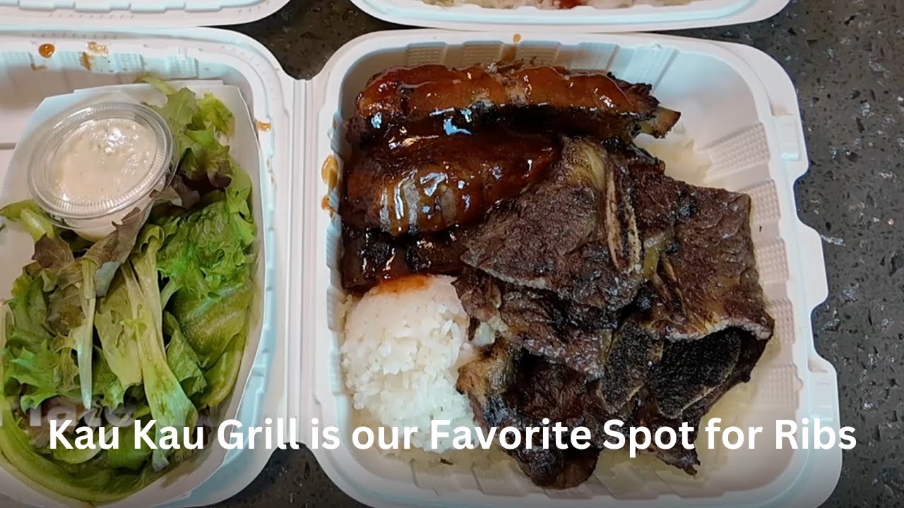 Hawaii Food: Kau Kau Grill our Favorite Spot for Ribs (Favorite Ribs ...