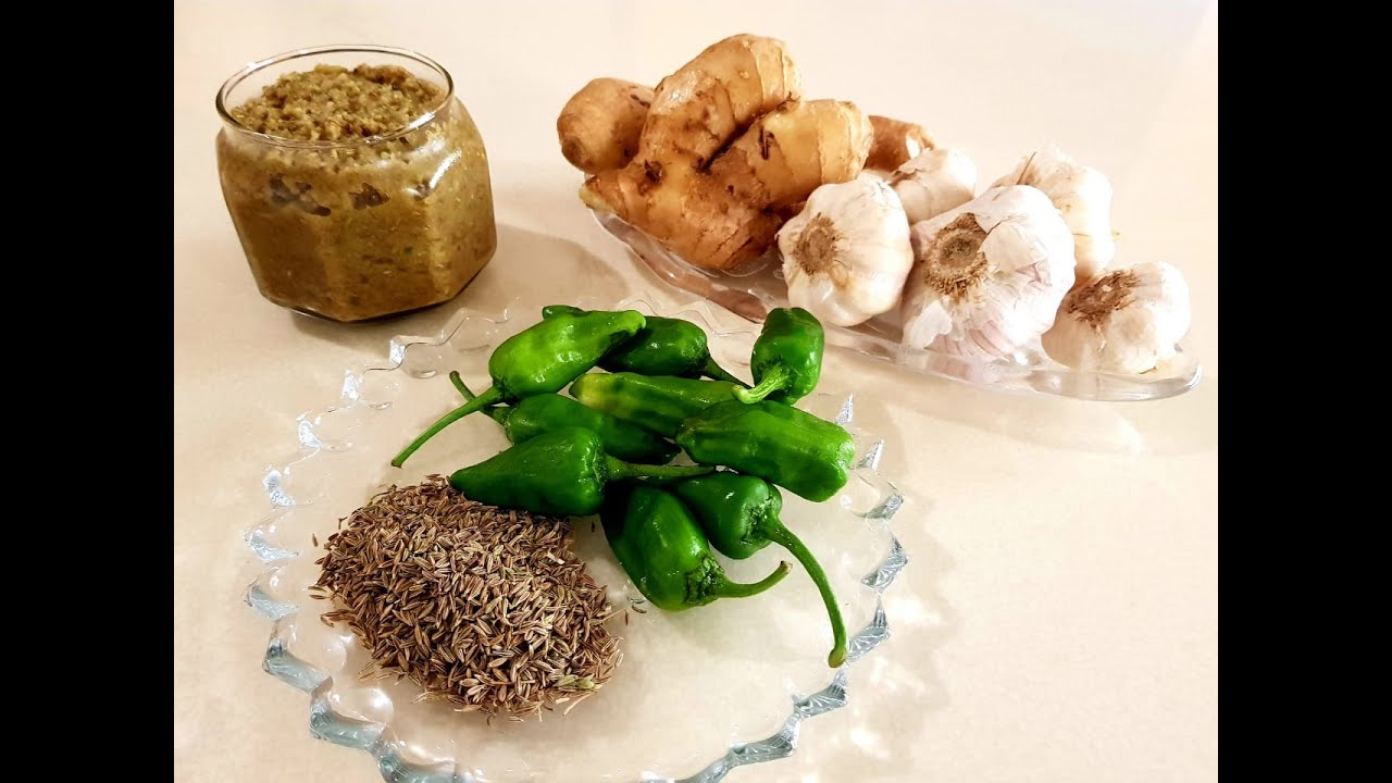 Adrak Lasan Paste / Ginger Garlic Paste (Udru / Hindi) by #Mrs.Afridi ...
