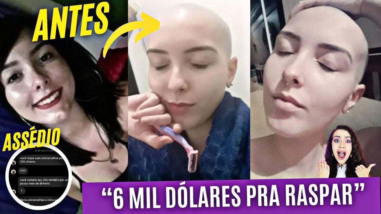MENINA COM RAIVA DO CABELO RASPA A CABEÇA COM LÂMINA E SOFRE ASSÉDIO DE ...