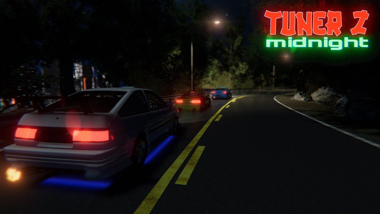 Tuner Z Midnight - Touge Run - NVP AI Tests - YouTube
