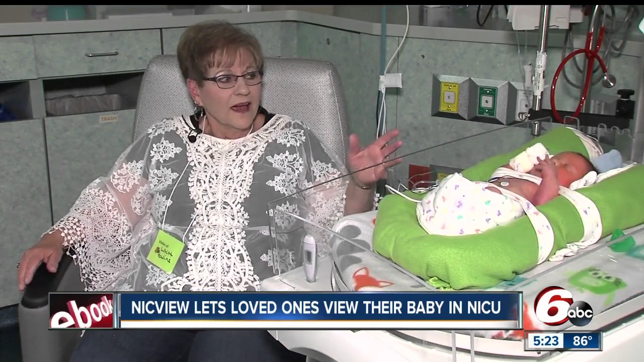 Nicview lets loved ones view their baby in NICU - YouTube