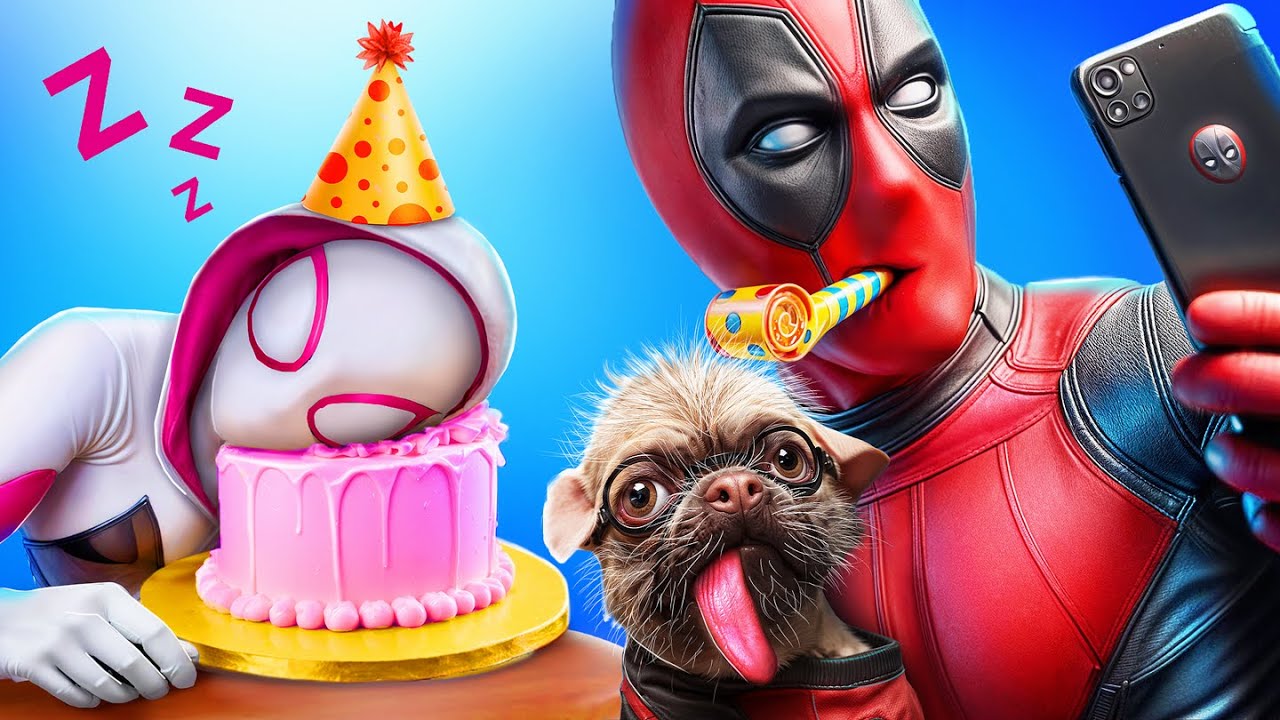 ¡Detective Deadpool! ¡Misterio en la fiesta de superhéroes! - YouTube