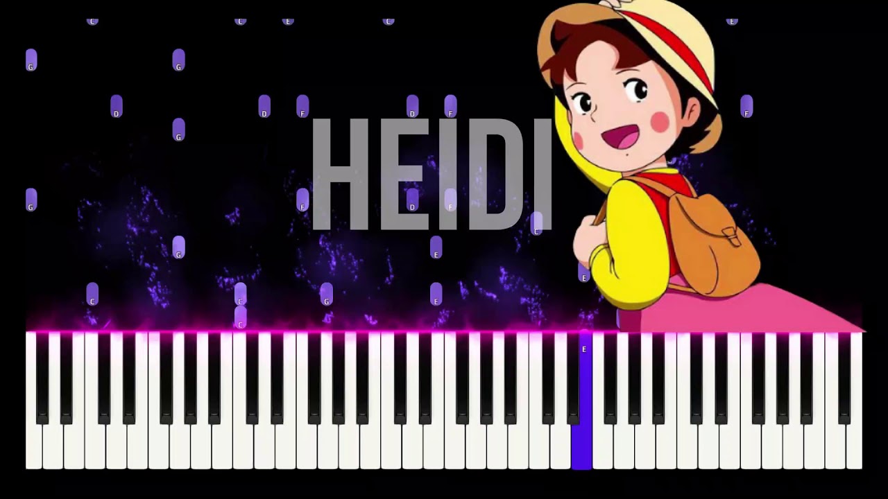 Heidi piano cover - YouTube