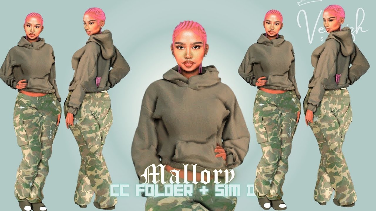 Sims 4 CAS with cc folder and sim download - YouTube