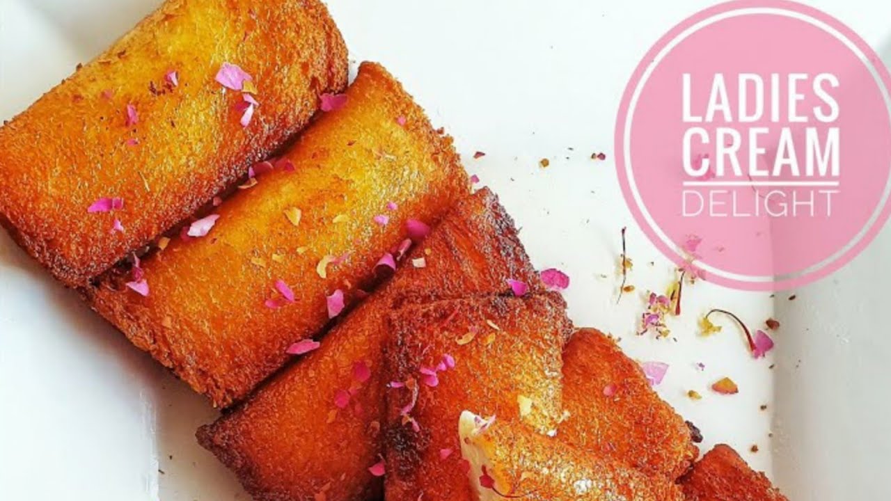 Ladies Cream Delight#A twist to an arabic dessert - YouTube