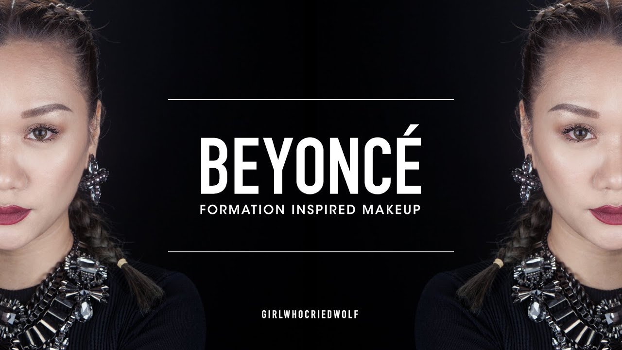 Beyonce Formation Inspired Makeup | GIRLWHOCRIEDWOLF - YouTube