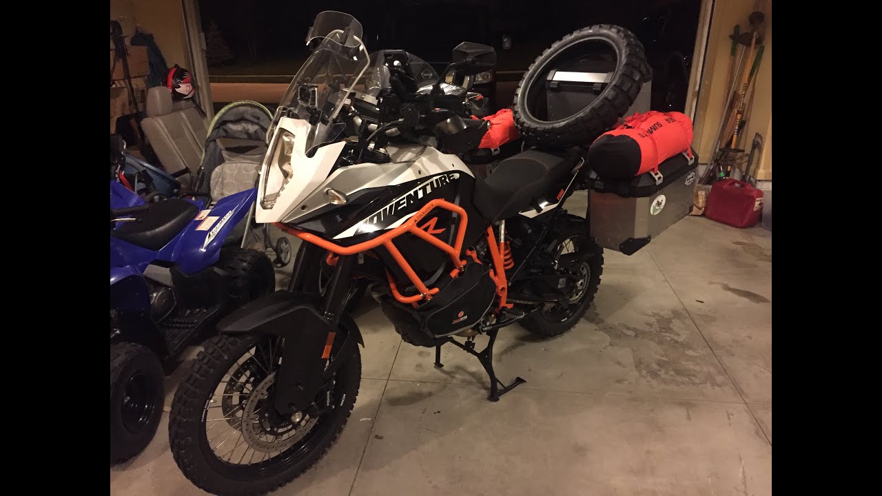 How to pack an adventure bike - YouTube