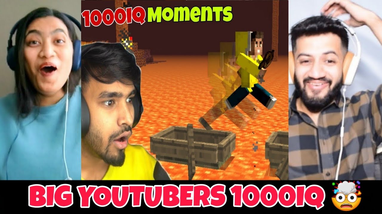 Gamers 1000IQ Moments In Minecraft |Techno Gamerz, GamerFleet, Yes ...