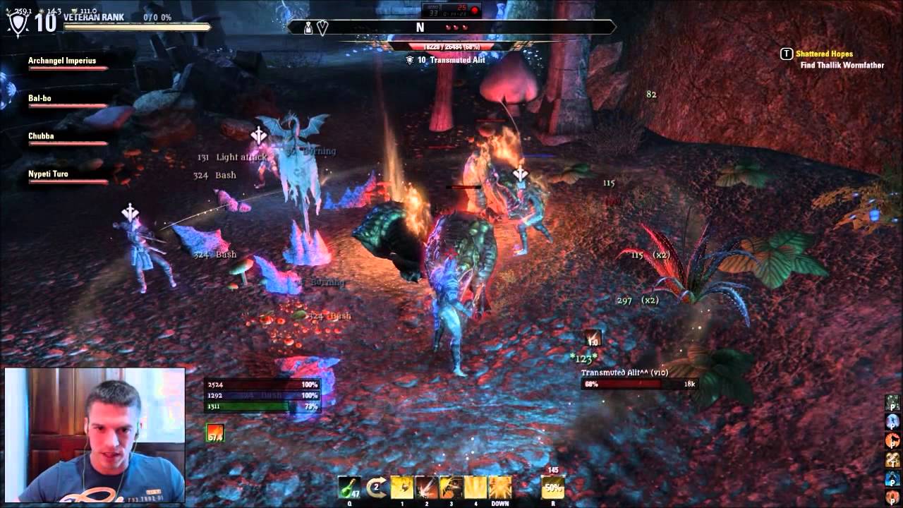 ESO Darkshade Caverns VETERAN MODE Dungeon - YouTube