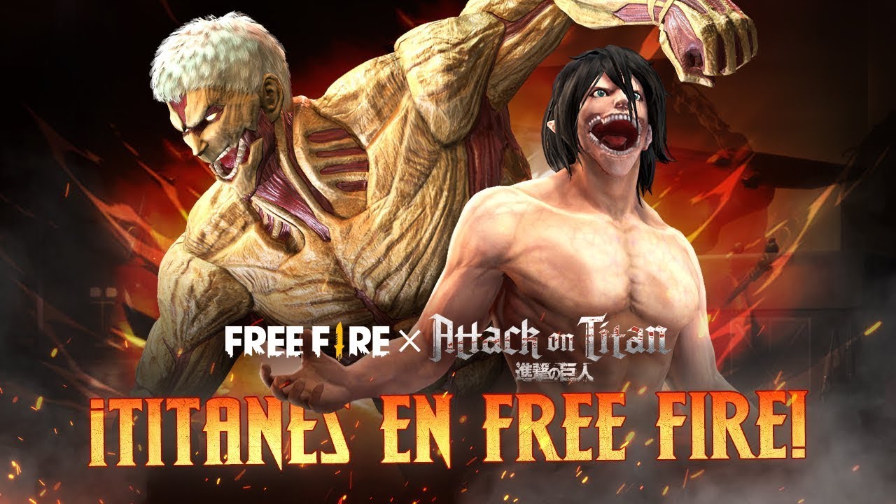 TITANES EN FREE FIRE colaboración - #FreeFirexAttackontitan - YouTube