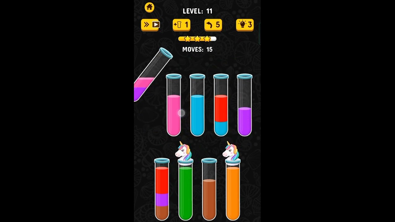 Color Water Sort 3D Game - YouTube