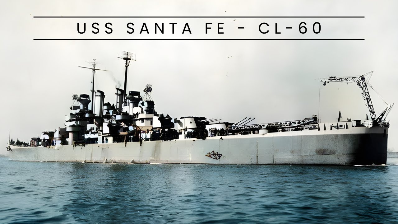 USS Santa Fe - CL-60 (Cruiser) - YouTube