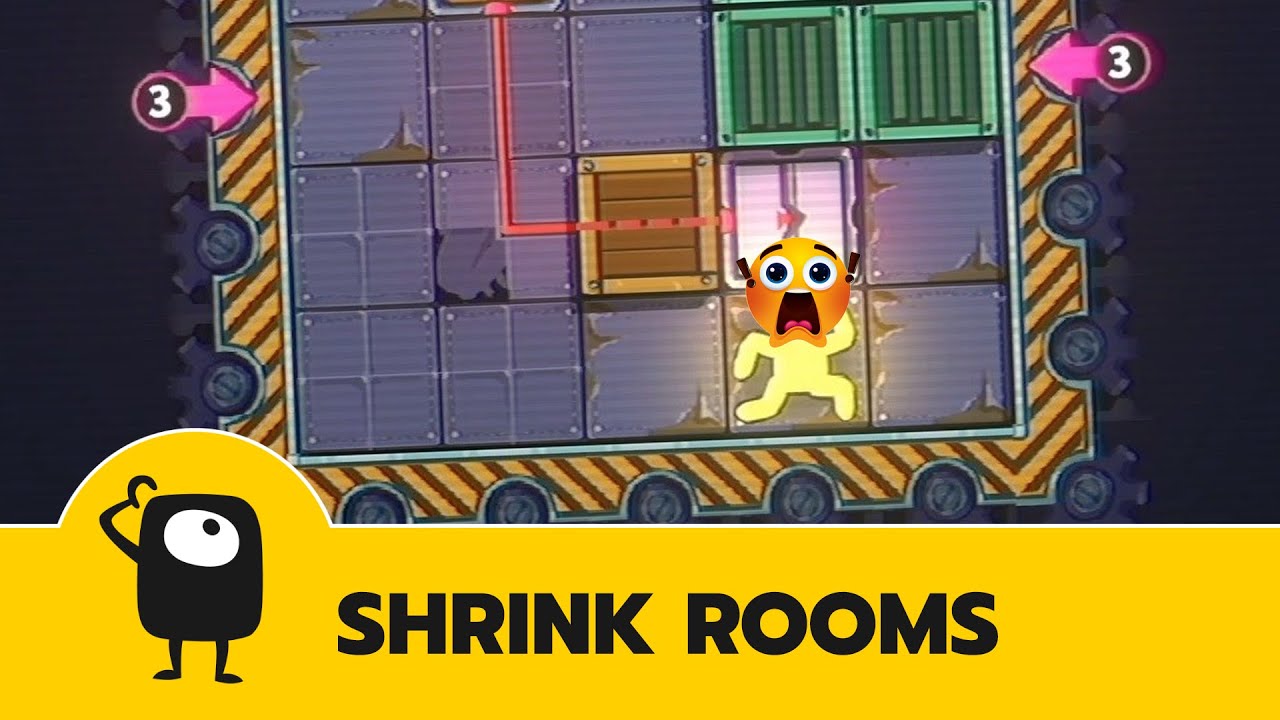 I guess a block-pushing game can be very tense! (Shrink Rooms) - YouTube