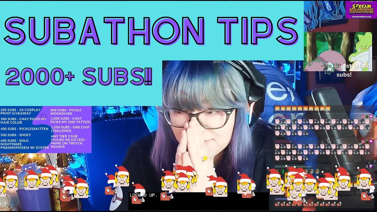 Twitch Subathon Tips | How To Get Over 2000 Subs! - YouTube