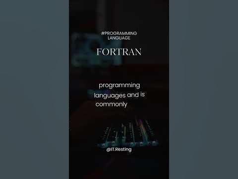 Fortran. Programming language - YouTube