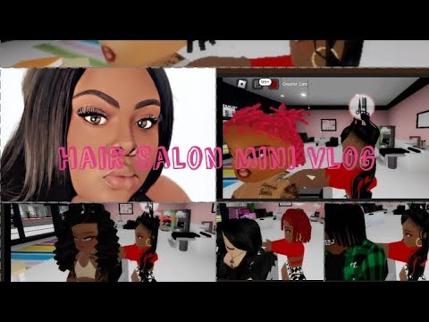 WATCH ME WORK (HAIR SALON)! ROBLOX RP #rp - YouTube