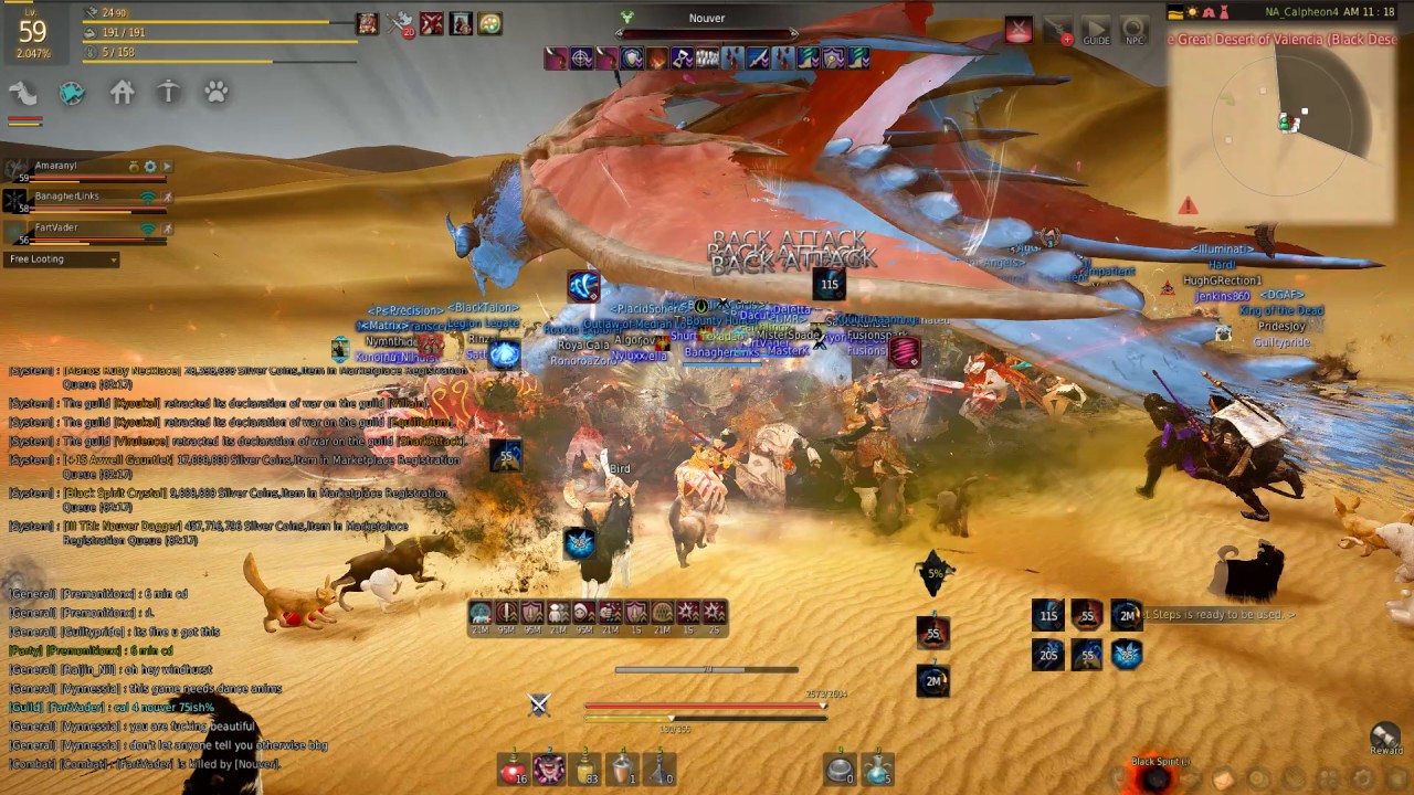 Black Desert Online Dragon Hunt [Nouver] - YouTube