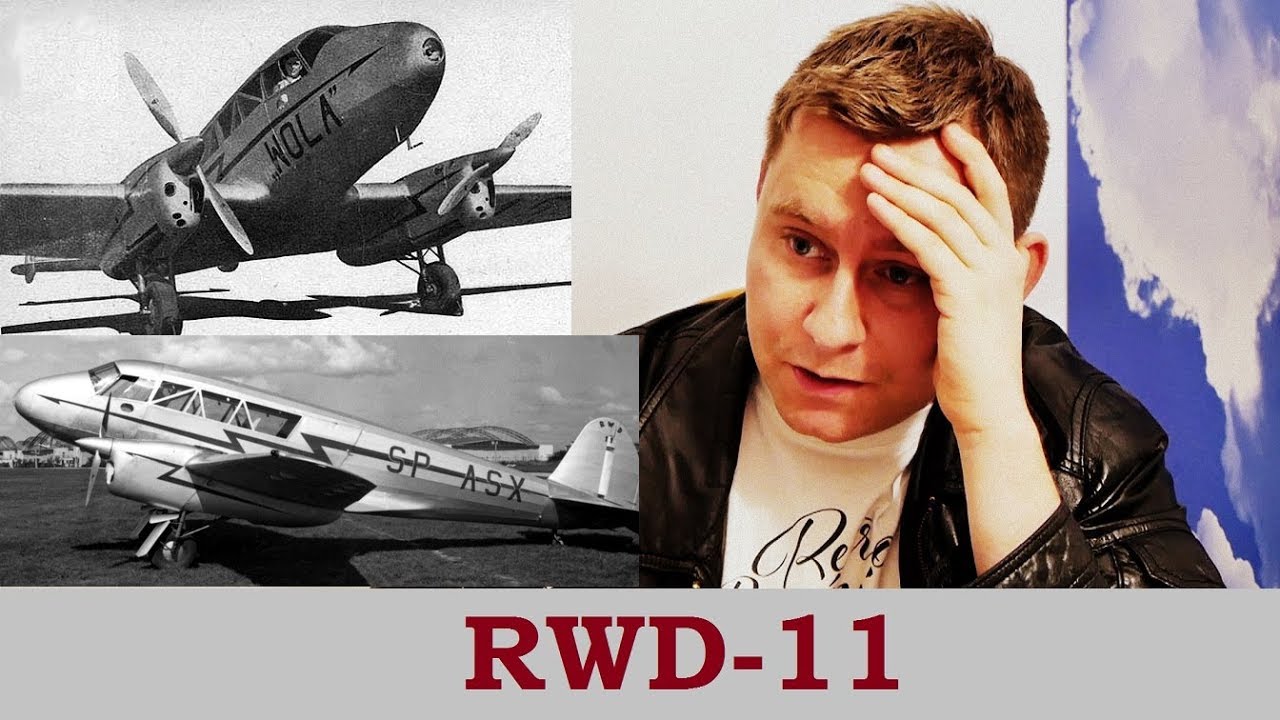 RWD-11 polski samolot pasażerski na kredyt #Zabytki_Nieba - YouTube