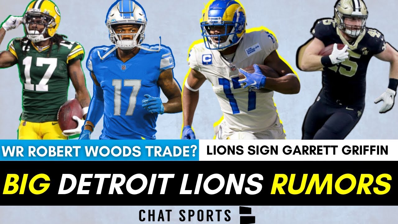 BIG Lions Rumors: Robert Woods Trade To Lion? Lions Sign TE Garrett ...