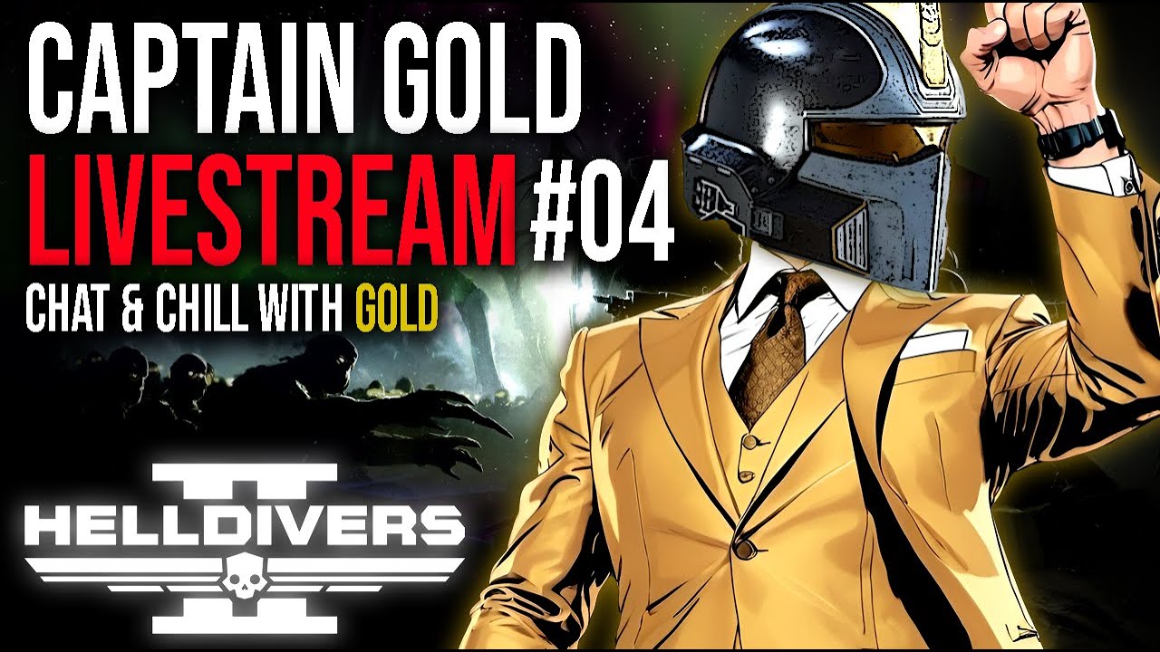 HELLDIVERS 2 LIVESTREAM - Captain Gold | #04 - YouTube