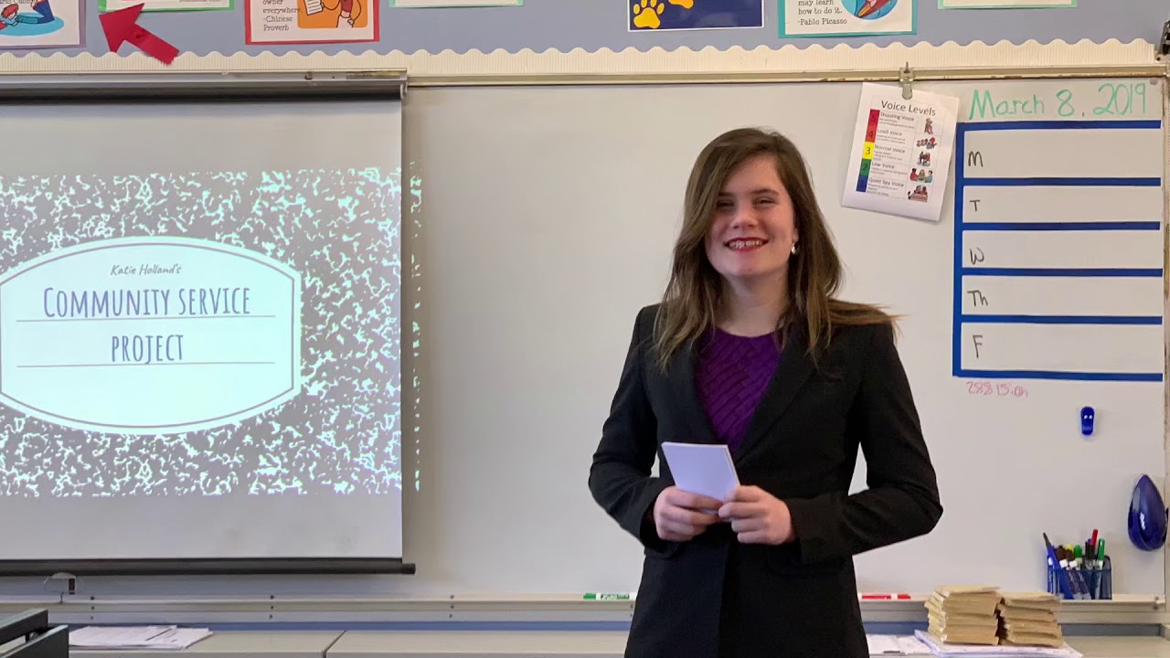 Eich Middle School 8th grade Community Project 2019 - YouTube