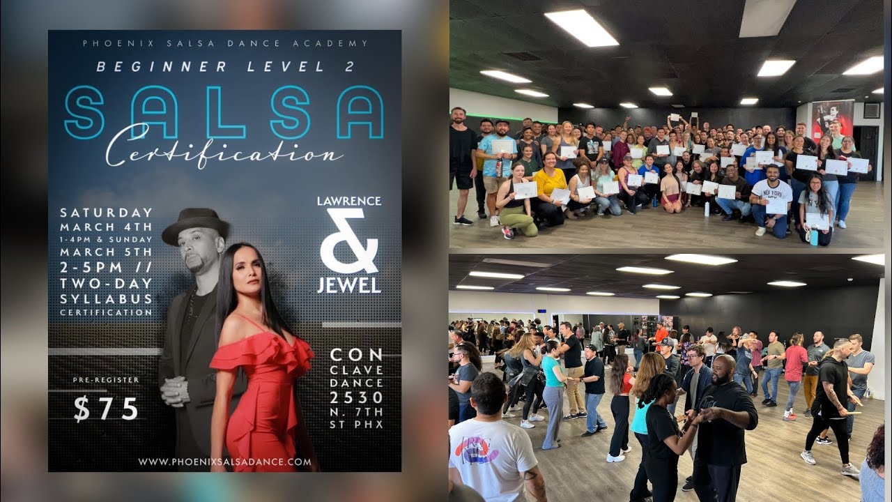 Beginner Salsa Level 1-3 Syllabus Certification - YouTube