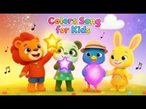 Learn Colors All Around Song 🌈 🎵 | Fun Kids Song about Colors | Baby ...