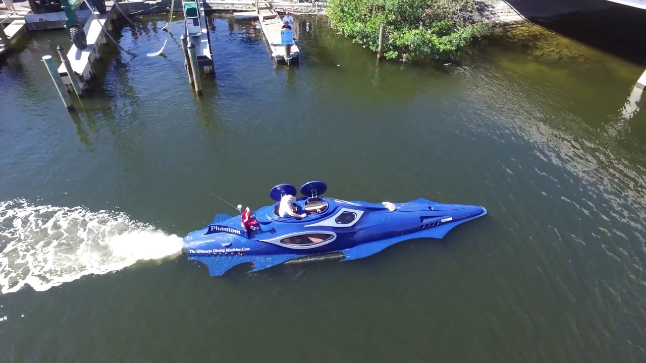 Phantom Submarine First Test Flight - YouTube