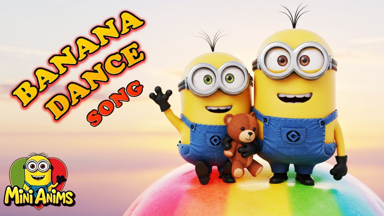 Minions Banana Dance Song 🍌 | Fun Minion-Inspired Dance for Kids - YouTube